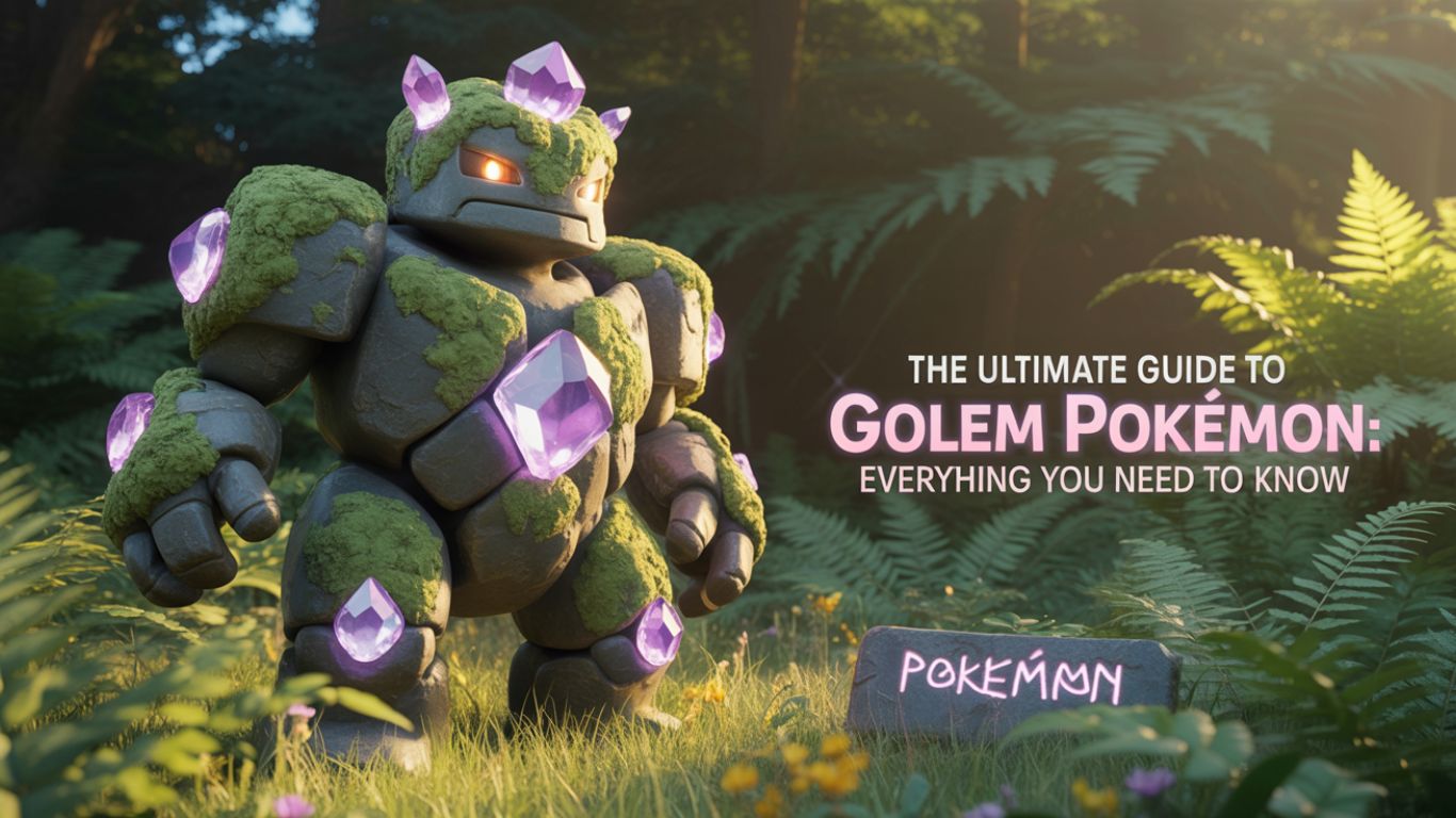 Golem Pokémon – Abilities, Evolution, and Battle Guide