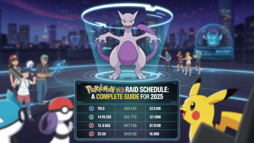 Pokémon Go Raid Schedule 2025 | Bosses, Times & Tips