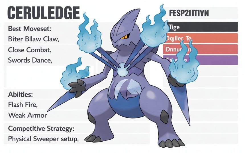 Ceruledge Explained: Best Moveset, Abilities, and Competitive Strategy ...