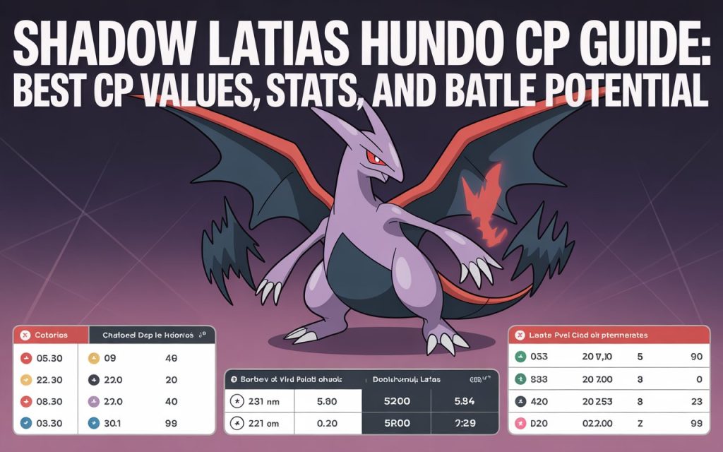 Shadow Latias Hundo CP Guide: Best CP Values, Stats, and Battle ...