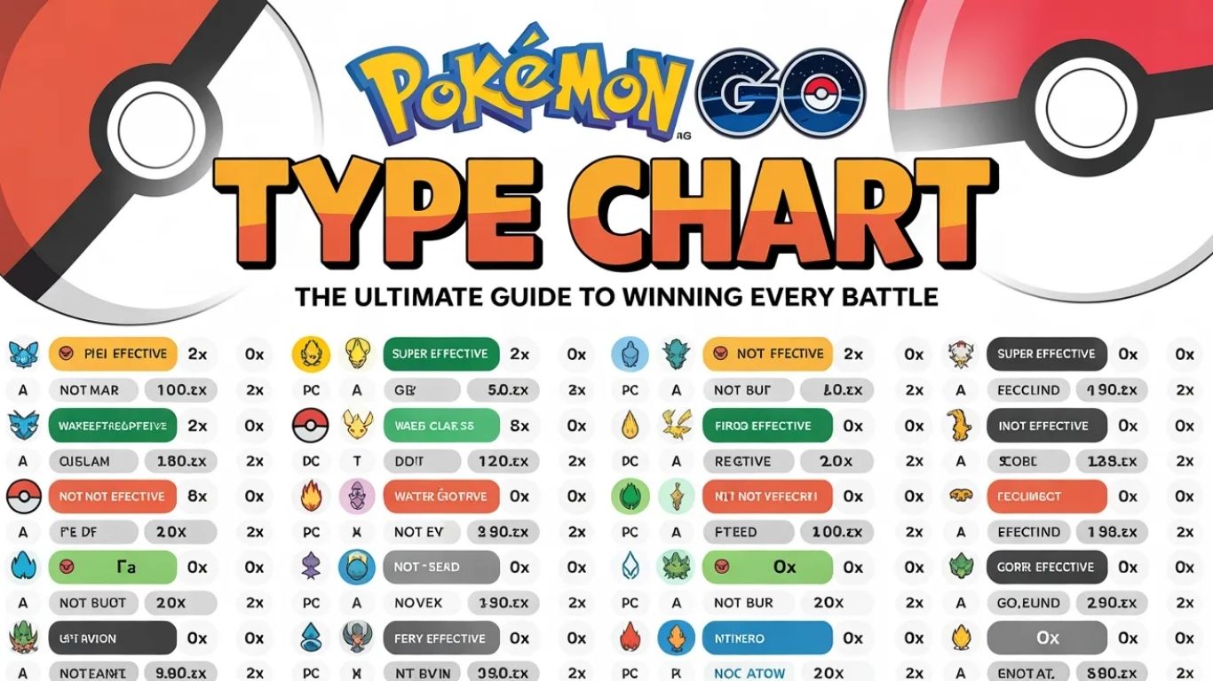 Pokémon GO Type Chart Guide for Easy Wins